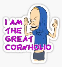 Beavis Cornholio Stickers | Redbubble