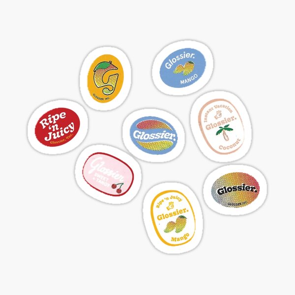 Glossier Stickers | Redbubble