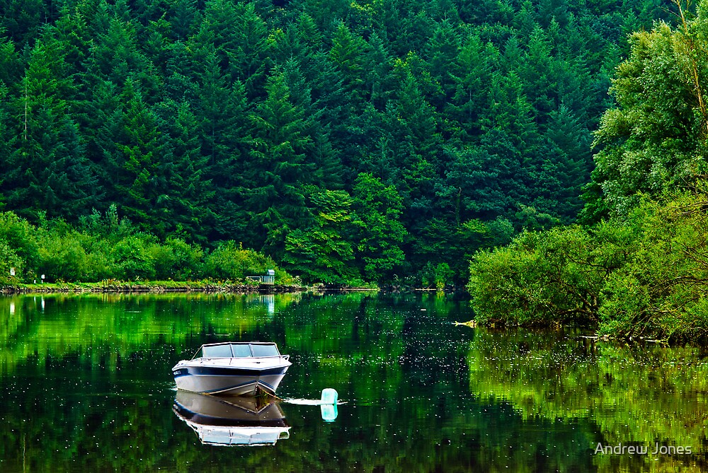 "Reflected boat, River Barrow, St Mullins, County Carlow, Ireland" by ...
