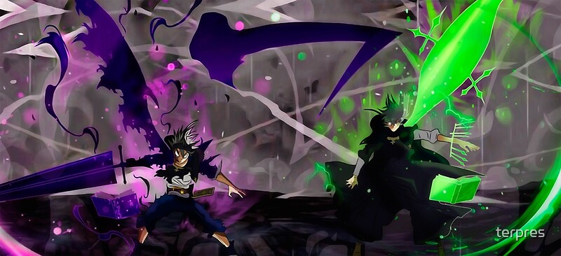 "Asta Yuno Black Clover Rivals" by terpres | Redbubble