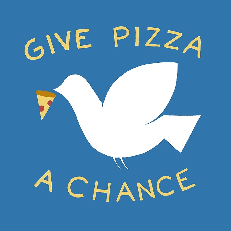 "War & Pizza" by vonplatypus | Redbubble