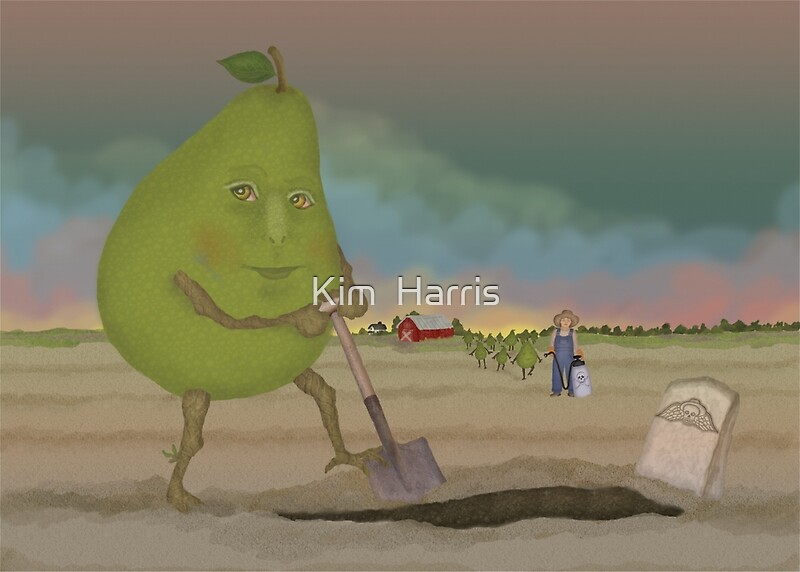 "The Unrepentant Pear" by Kim Harris | Redbubble