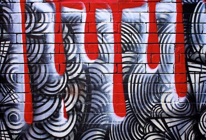 "Graffiti Art Series - Tears of blood" by EveW | Redbubble