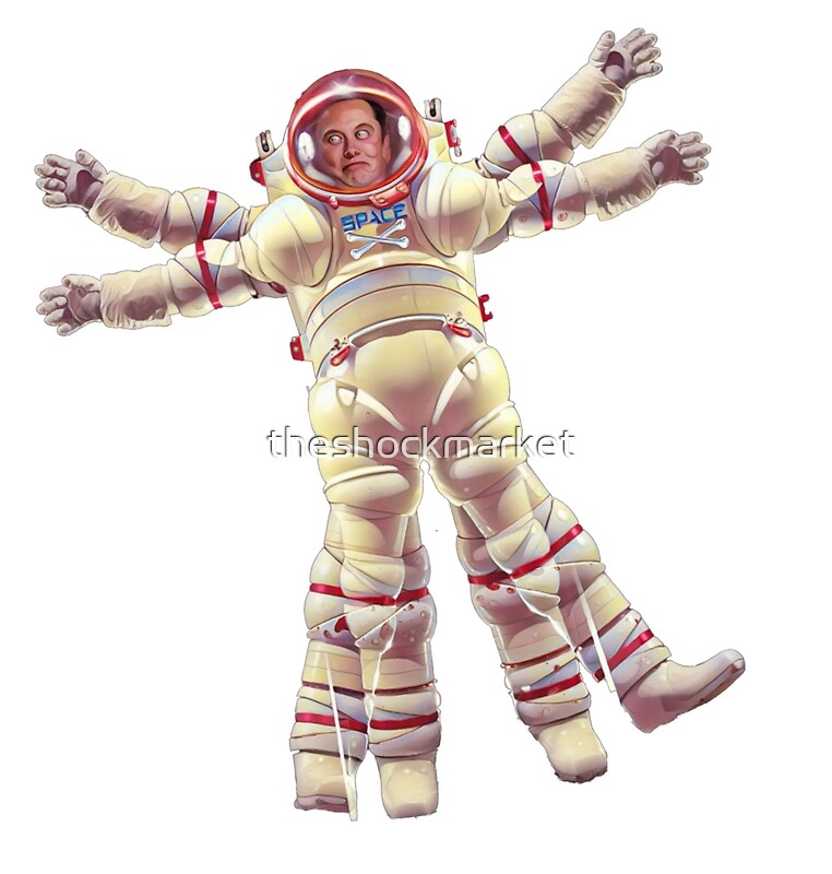 "Captain fElon Neckbeard Wan der Grift" by theshockmarket | Redbubble