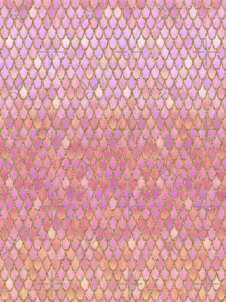 "Pink Mermaid Scales" by artlovepassion | Redbubble