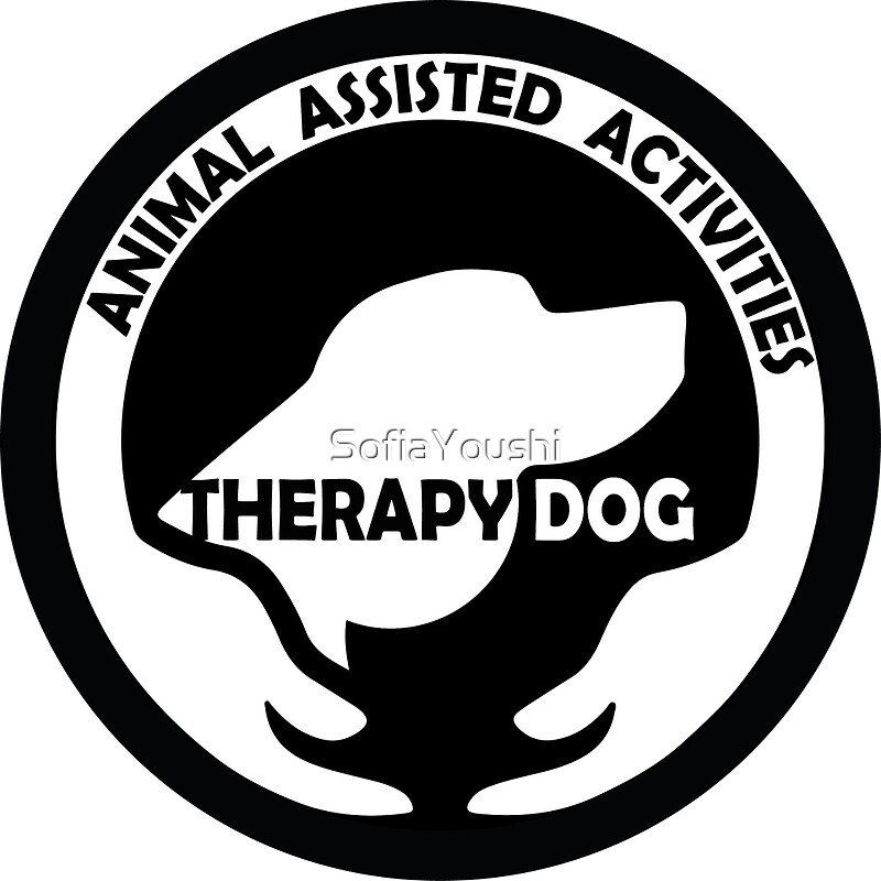 "ANIMAL Assisted Activities - THERAPY DOG logo 1" by SofiaYoushi ...