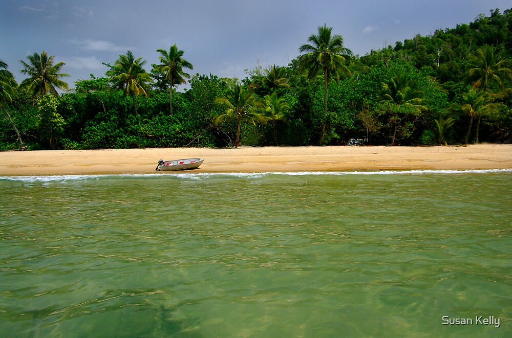 "Bingil Bay Beach, Mission Beach,FNQ." by Susan Kelly | Redbubble