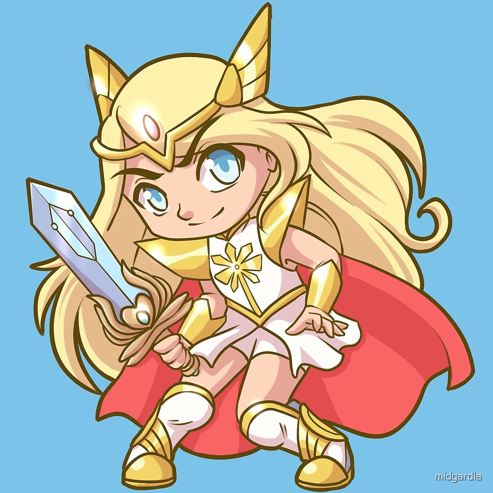 "SheRa Chibi" by midgardia | Redbubble
