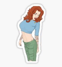 Redhead: Stickers | Redbubble