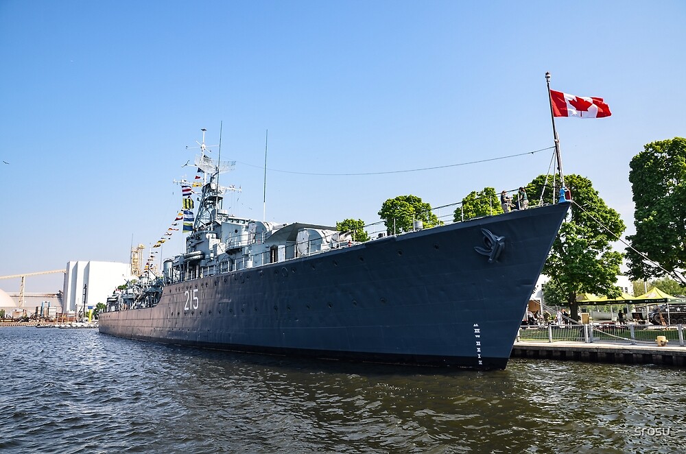 "HMCS Haida in the Sun" by srosu | Redbubble