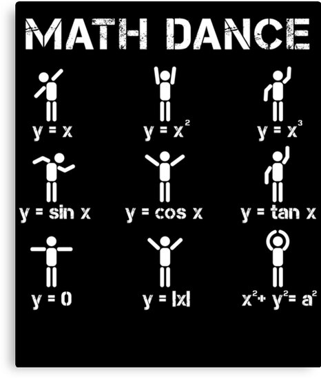 "Math dance function" Canvas Print by xGatherSeven | Redbubble