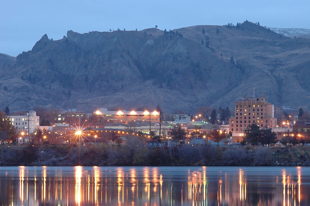 "Wenatchee by night" by Badbrew | Redbubble