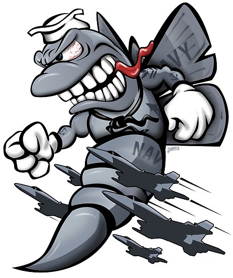 "F/A-18 Hornet Fighter Attack Military Jet Cartoon" Poster by hobrath ...