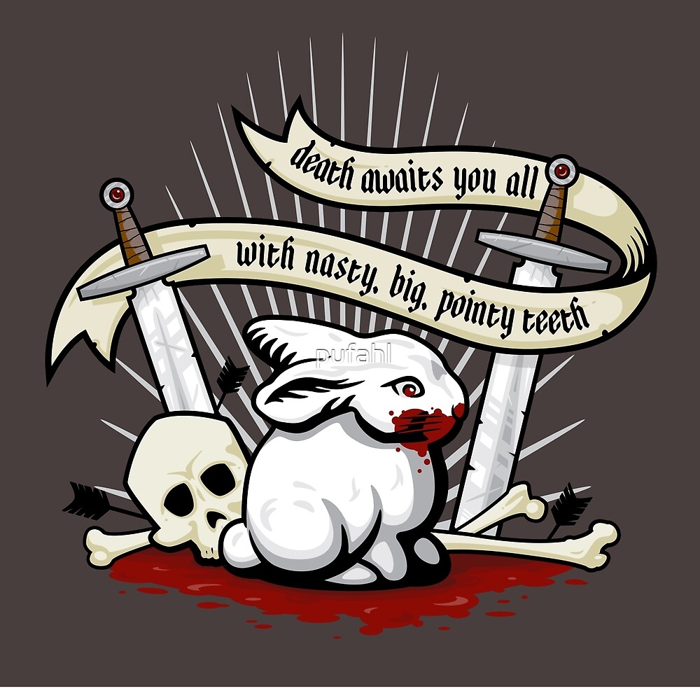 "The Rabbit of Caerbannog" by pufahl | Redbubble