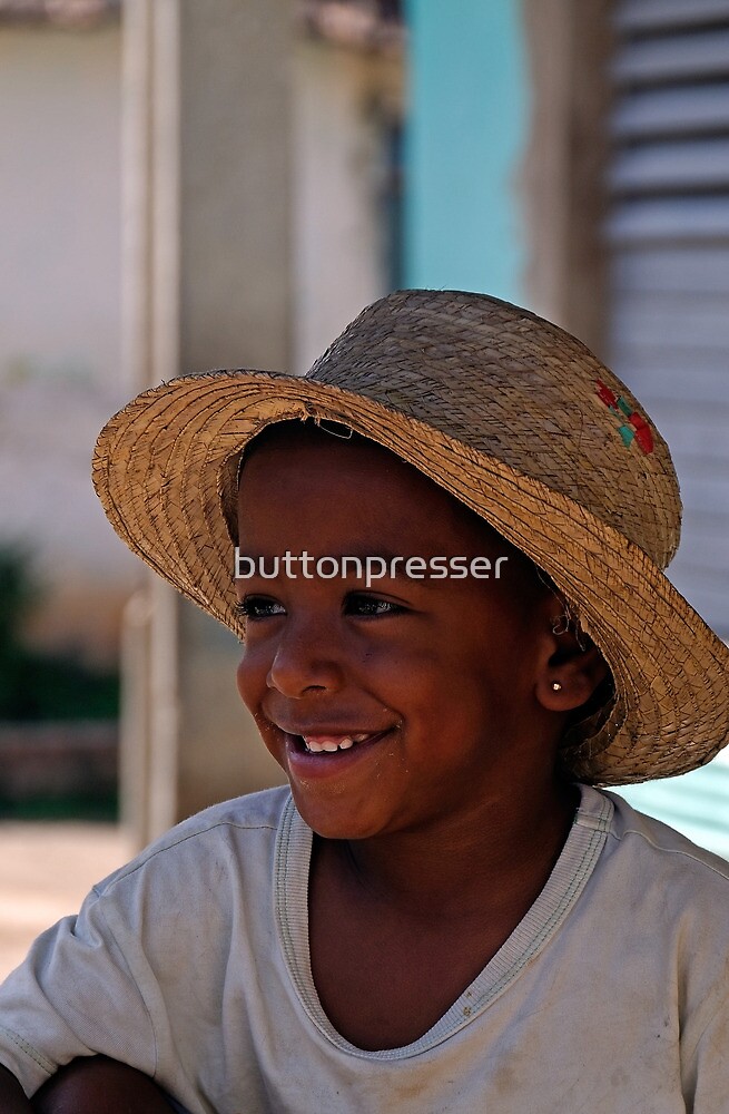 "Cuban boy in Trinidad, Cuba" by David Carton | Redbubble