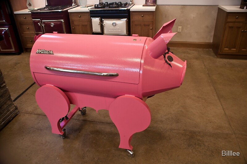 "Pink Pig Grill" by Billlee | Redbubble