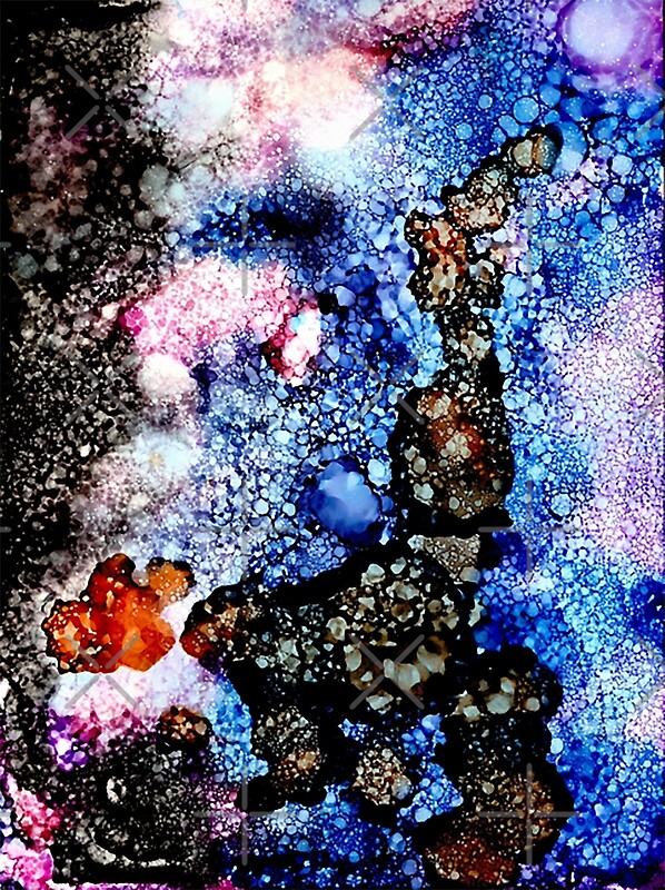 "Magical Abstract Ink Painting" by ACLA | Redbubble