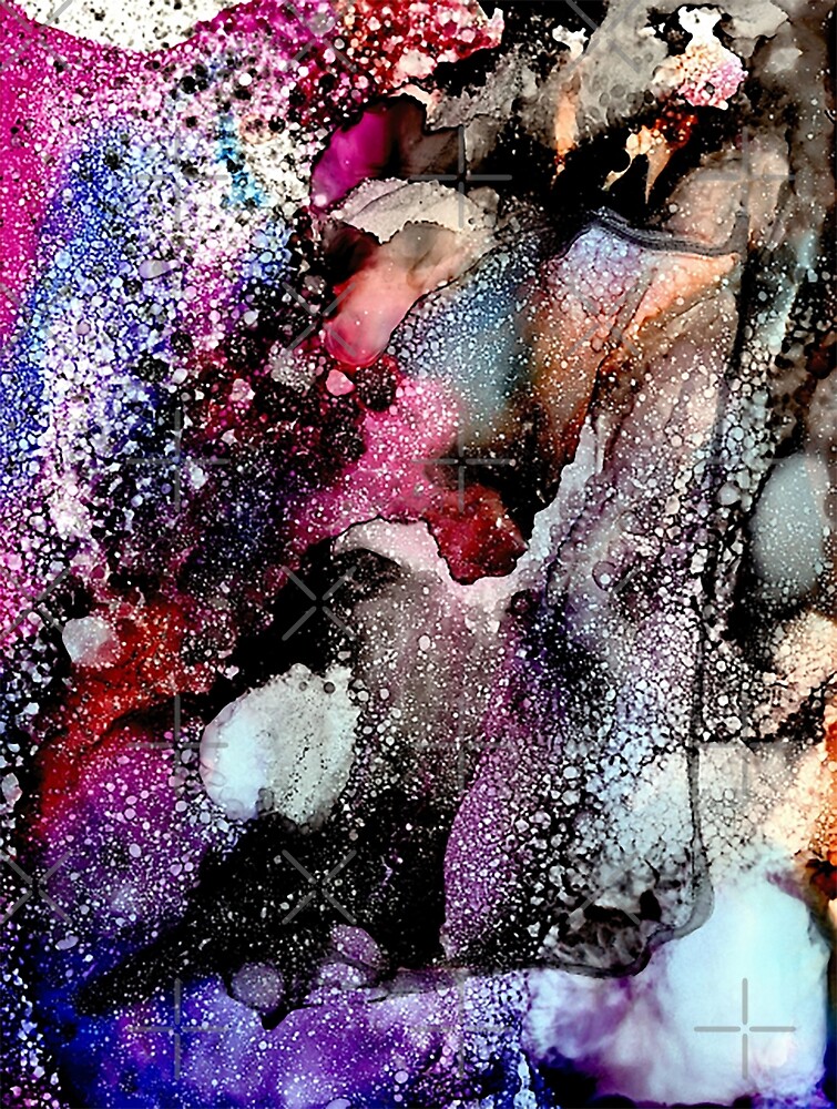 "Nebula Ink Painting" by ACLA | Redbubble