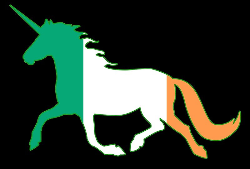 "Irish Unicorn" by wickedcartoons | Redbubble