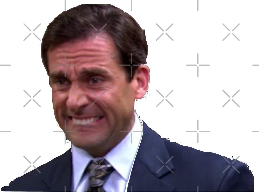 "Nervous Michael Scott" by cschlink11 | Redbubble