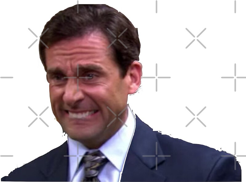 "Nervous Michael Scott" by cschlink11 | Redbubble