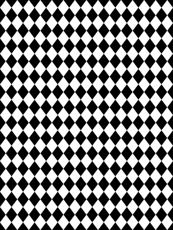 "Black and White Modern Diamond Pattern " by podartist | Redbubble