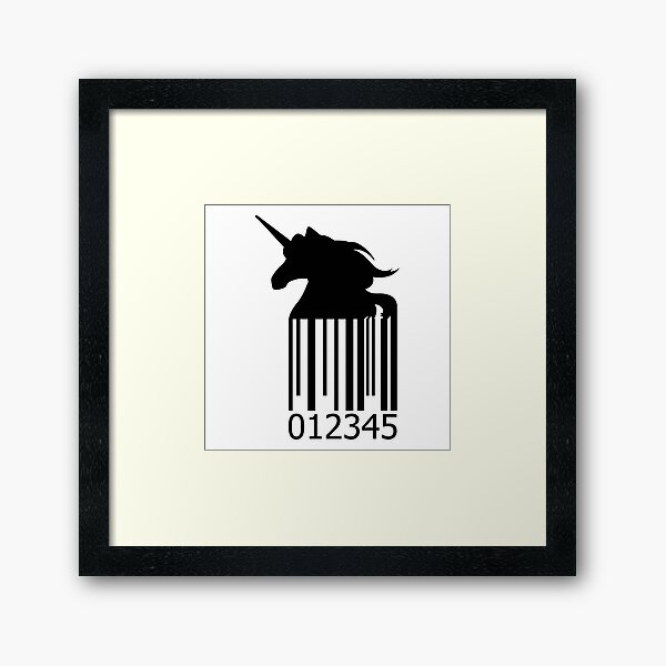 Funny Barcode Framed Prints | Redbubble