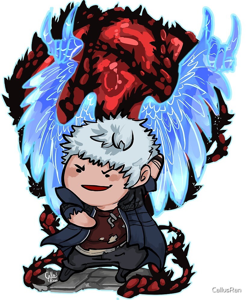 "Devil May Chibi - FLY ME TO THE MOON - NERO" by CallusRan | Redbubble