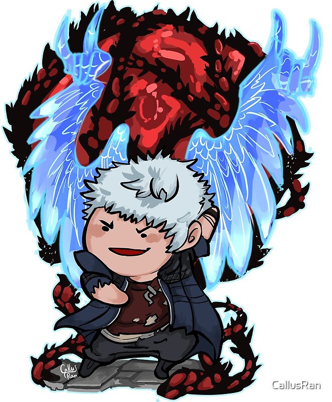 "Devil May Chibi - FLY ME TO THE MOON - NERO" by CallusRan | Redbubble