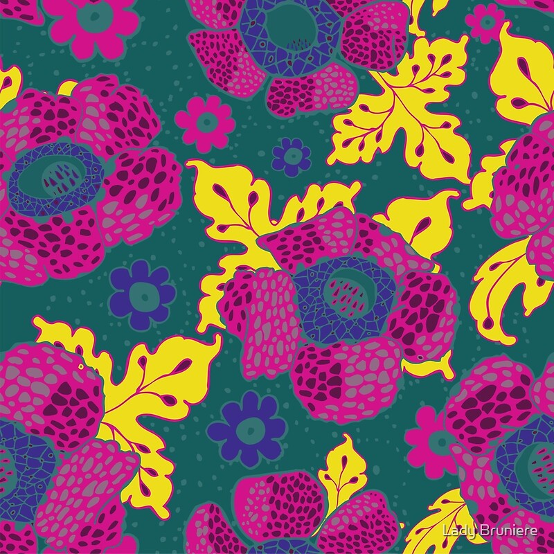 "Rafflesia Endangered Pink Flowers" by Lady Bruniere | Redbubble