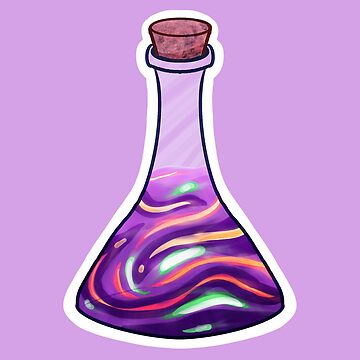 "Pastel Potion Aesthetic" Sticker for Sale by NoirFaux | Redbubble