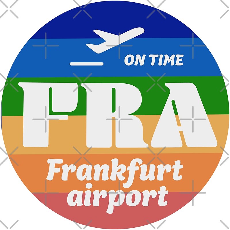 "Frankfurt FRA" by airportstickers K. G. | Redbubble