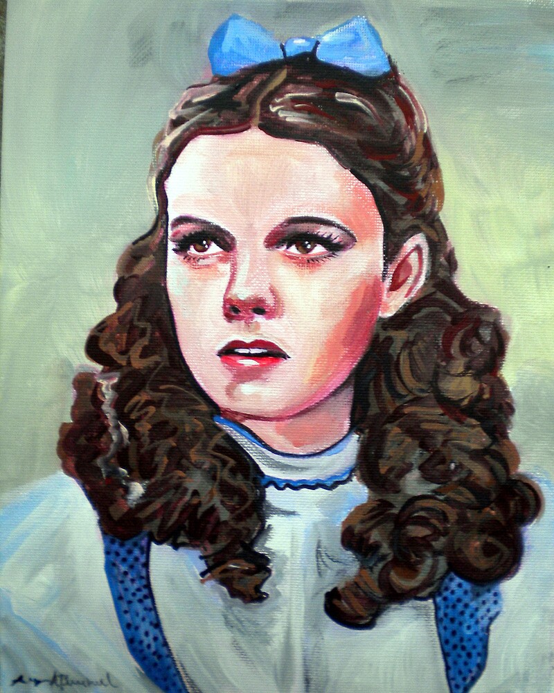 "Judy Garland by Leigh Ann Burchell" by Paintvalentine | Redbubble