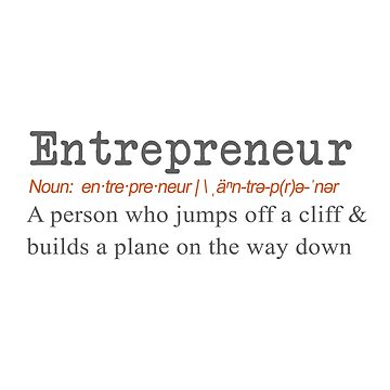 "Funny Entrepreneur Definition Gift Design on white" Greeting Card for ...