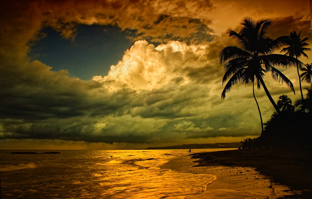 "Sunset - Dominican Republic" by Pawel Tomaszewicz | Redbubble