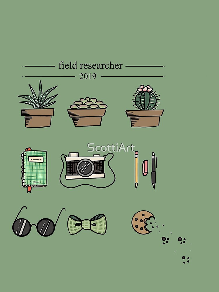 "Field Researcher Aesthetic" by ScottiArt | Redbubble