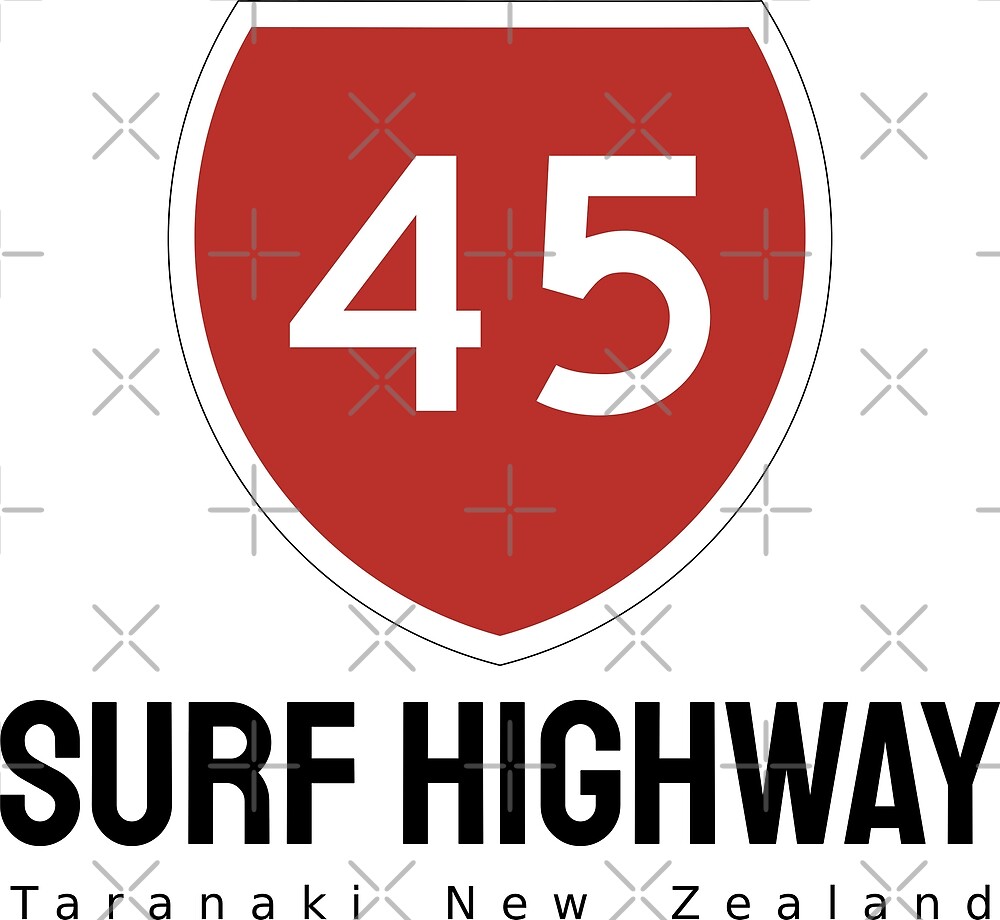 "Surf Highway 45, Taranaki, New Zealand" by Kiwidom | Redbubble