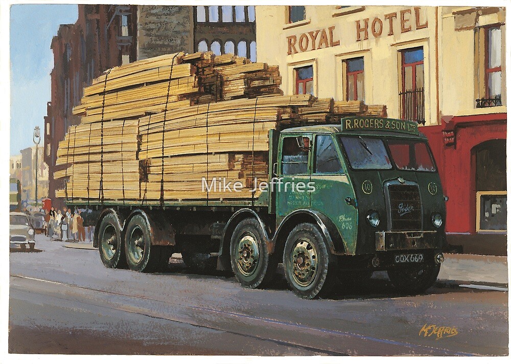 "Foden DG 1946." by Mike Jeffries | Redbubble