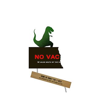 "No VAC, logo" Sticker for Sale by Rebecca Maureen | Redbubble