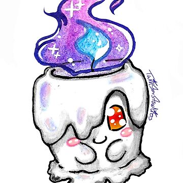 "Chibi Litwick- Pokemon Fanart " Sticker for Sale by TwinStarStudios ...