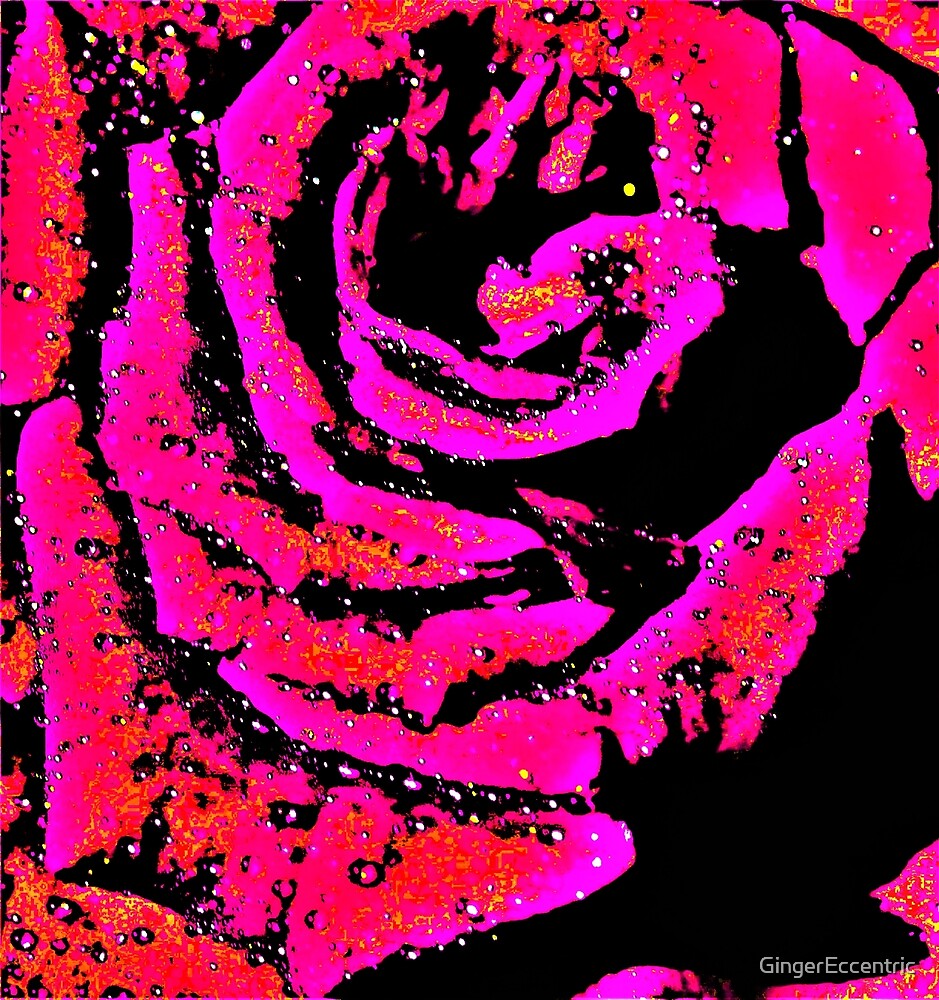 "By Any Other Name Abstract Magnified Rose" by GingerEccentric | Redbubble