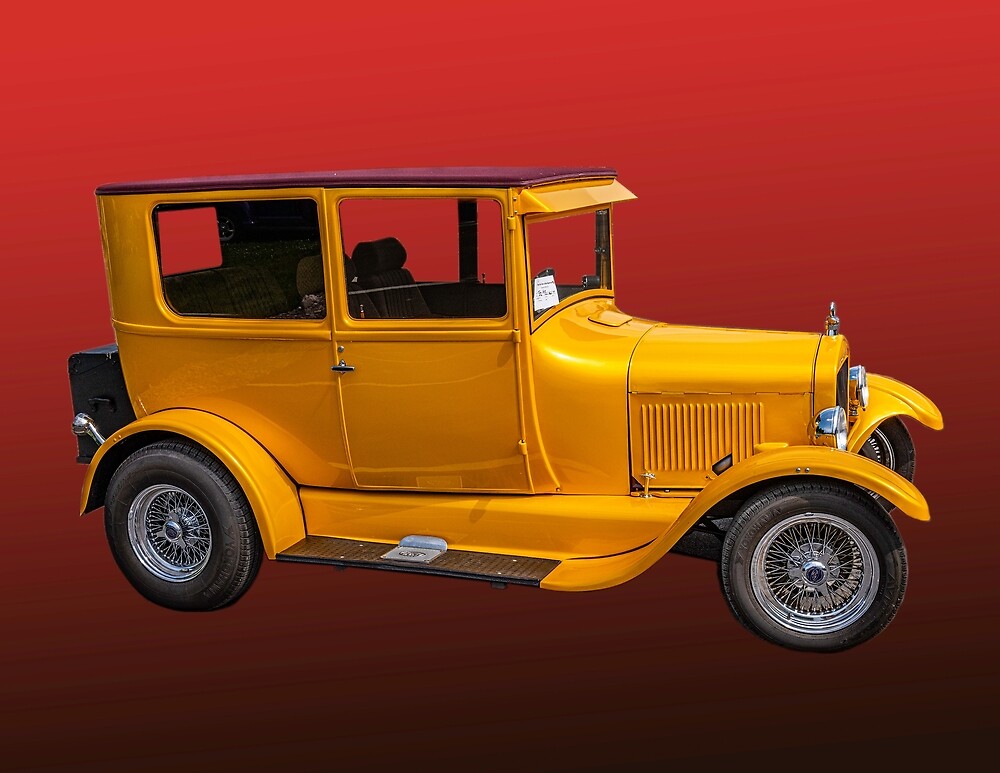 "1926 Ford Model T (Restomod)" by Bryan Spellman | Redbubble