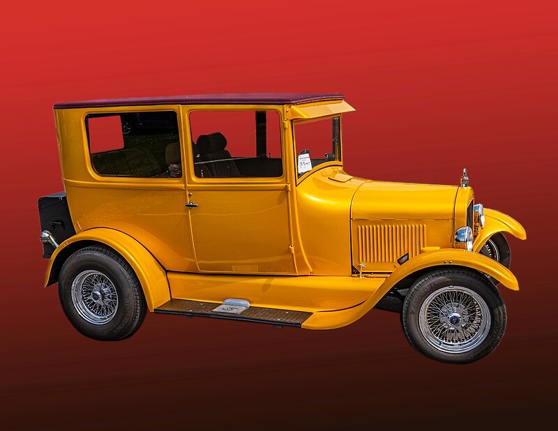 "1926 Ford Model T (Restomod)" by Bryan Spellman | Redbubble