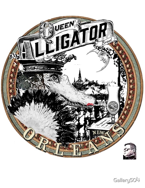 "Alligator Queen" by Gallery504 | Redbubble