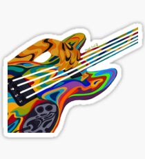Cool Guitar Music Stickers | Redbubble