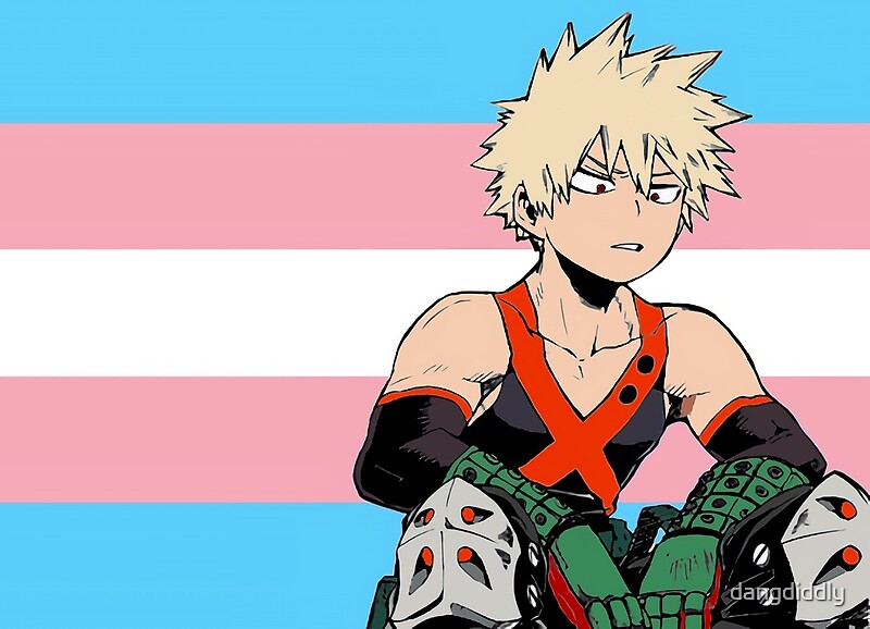 "Bakugo is Trans" by dangdiddly | Redbubble