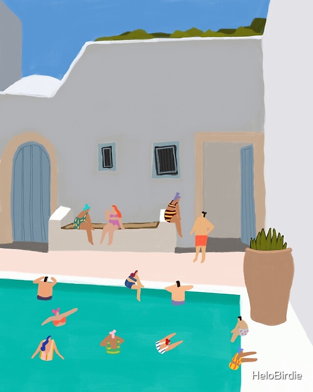 "Greek Cove" by HeloBirdie | Redbubble
