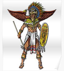 Aztec Warrior Posters | Redbubble