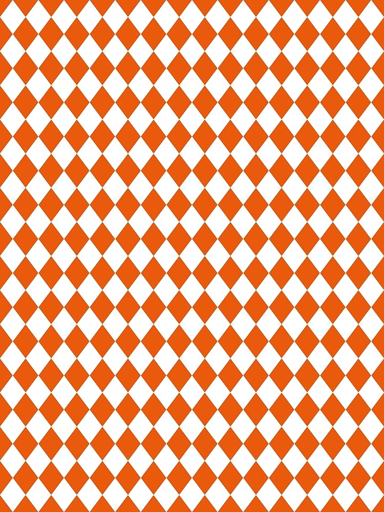 " Orange Soda Modern Diamond Pattern" by podartist | Redbubble