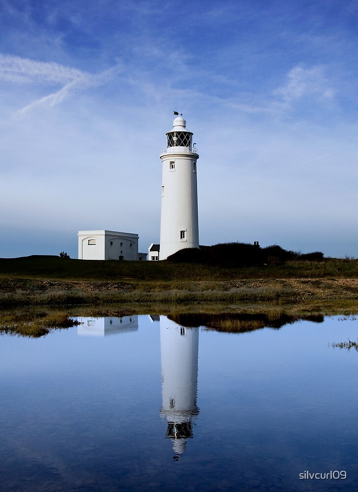 ""Reflections in Blue" - Hurst Point Lighthouse Keyhaven hampshire" by ...